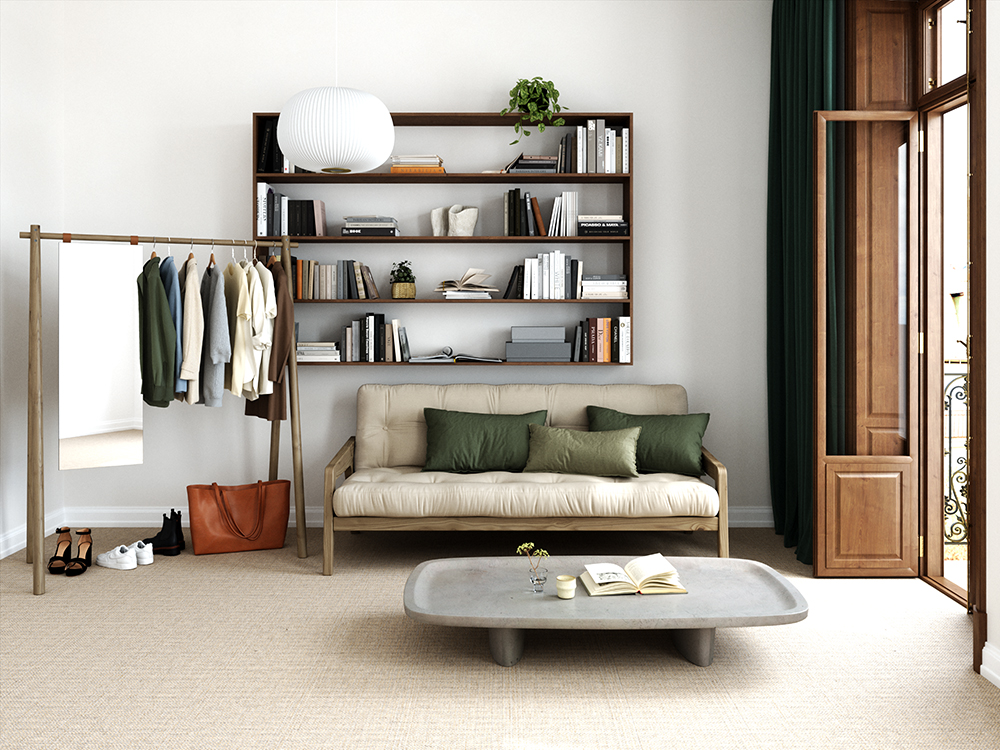 Grab Futon in Carob Brown | Futon World